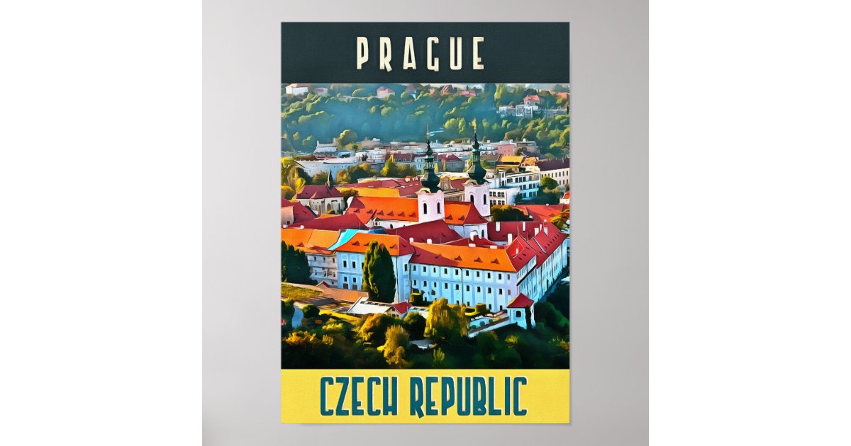 Czech Republic Tourism Poster | Zazzle