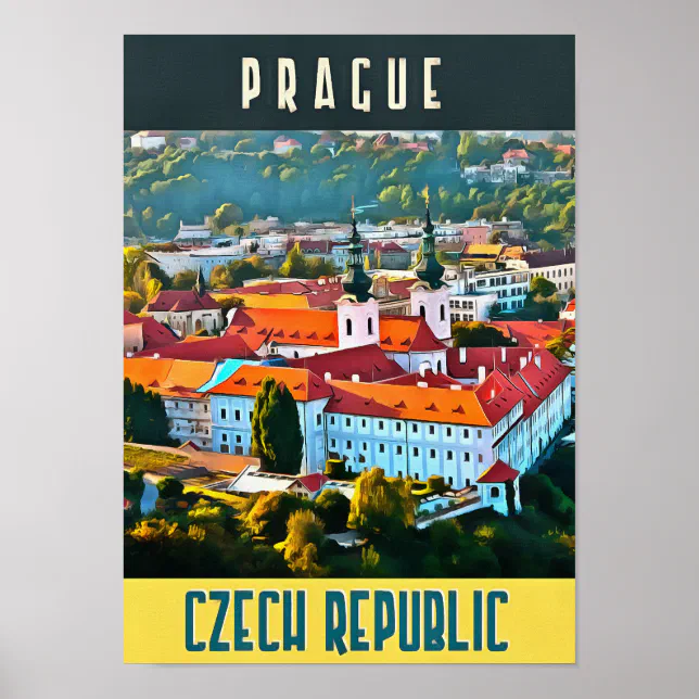 Czech Republic Tourism Poster | Zazzle