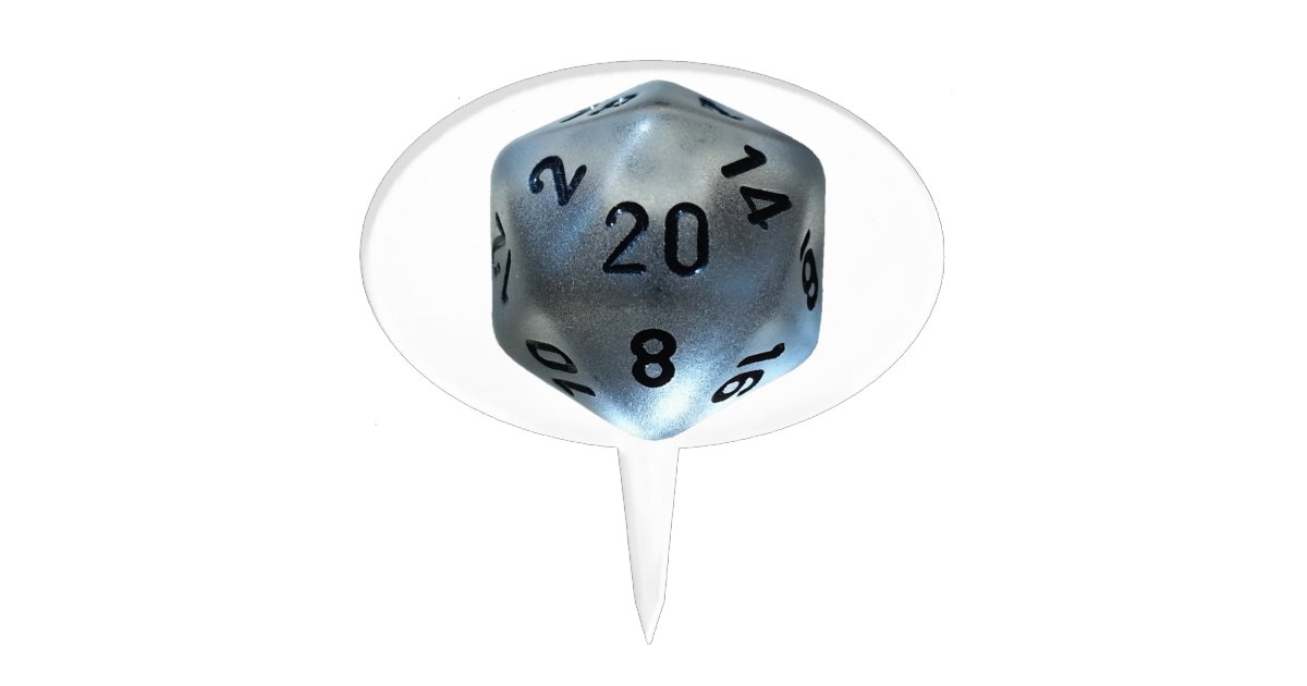 D20 CAKE TOPPER | Zazzle