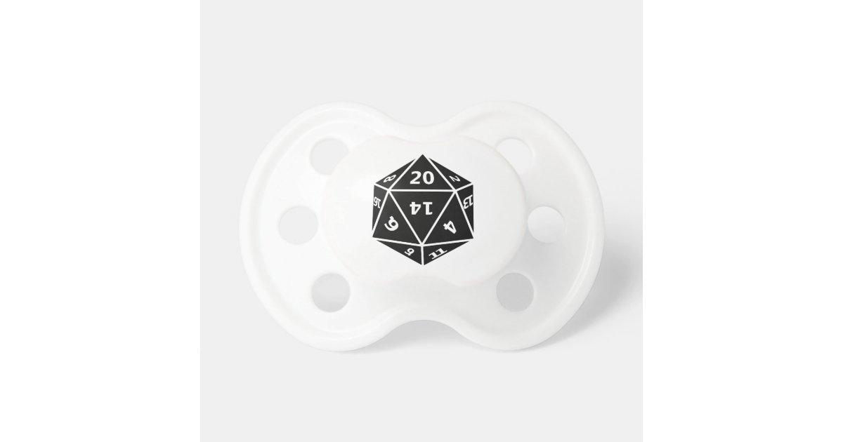 D20 PACIFIER | Zazzle