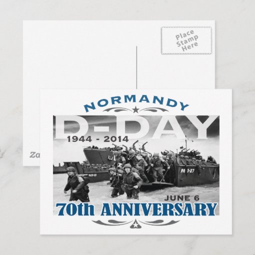 D-Day 70th Anniversary Battle of Normandy Postcard | Zazzle