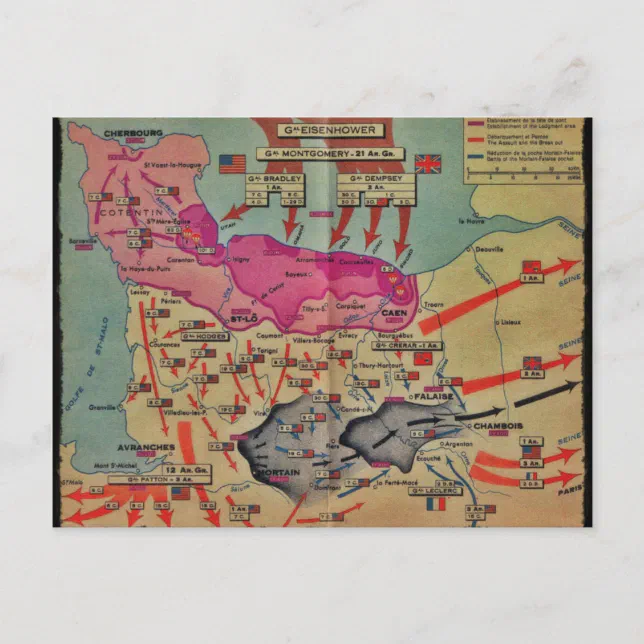 D-Day Landings Assorted Images Postcard | Zazzle