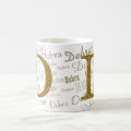 D Initial Custom Coffee Mug | Zazzle