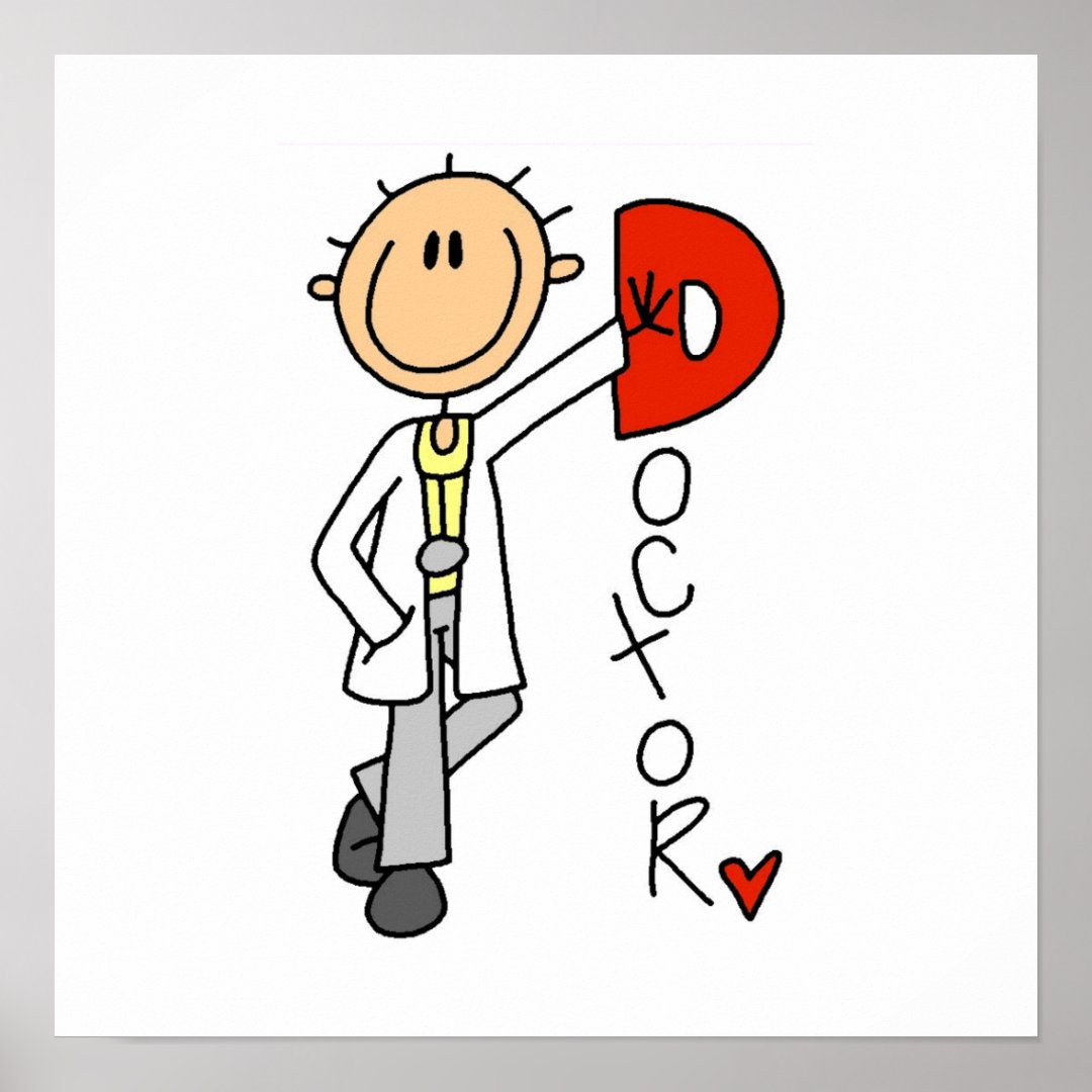 D is for Doctor Poster | Zazzle
