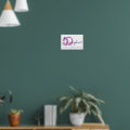 D monogram art Daphne girls name meaning poster | Zazzle