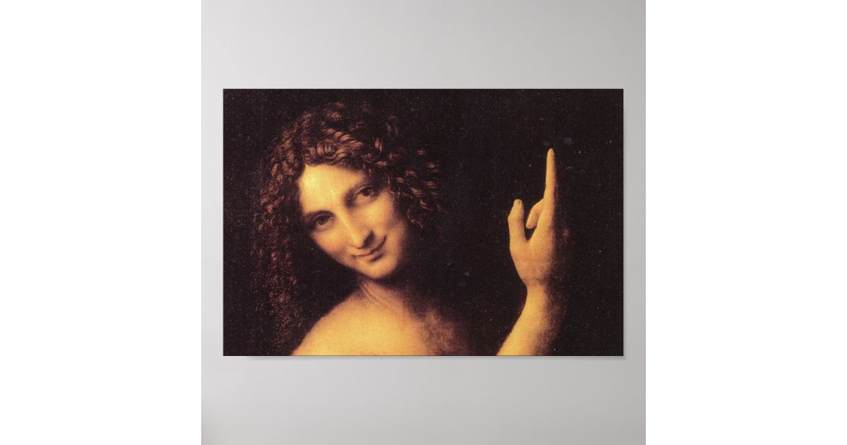 DA VINCI JOHN THE BAPTIST POSTER | Zazzle