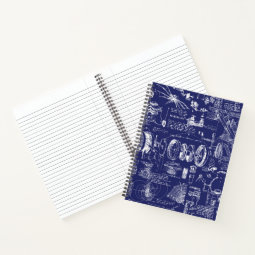 Da Vinci's Blueprints // Notebook | Zazzle