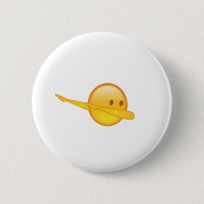 Dab emoji standard button | Zazzle.com