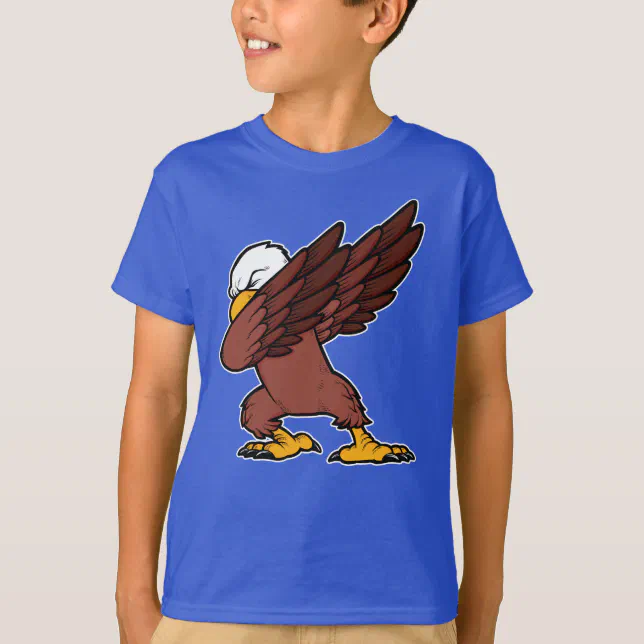 Dabbing Bald Eagle Funny Dab Bird T-Shirt | Zazzle