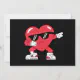 Dabbing Heart Funny Gifts Valentines Day Holiday Card | Zazzle