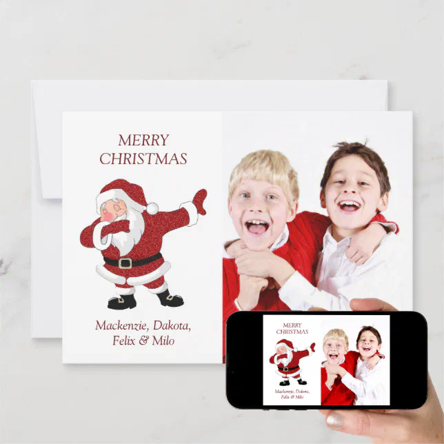 Dabbing Santa Claus Funny Holiday Dab XMas Humor | Zazzle