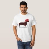 Dachshund Firefighter "Stay Low" T-Shirt | Zazzle