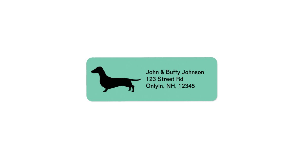 Dachshund Gifts Label | Zazzle