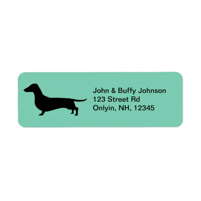 Dachshund Gifts Label | Zazzle