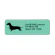 Dachshund Gifts Label | Zazzle