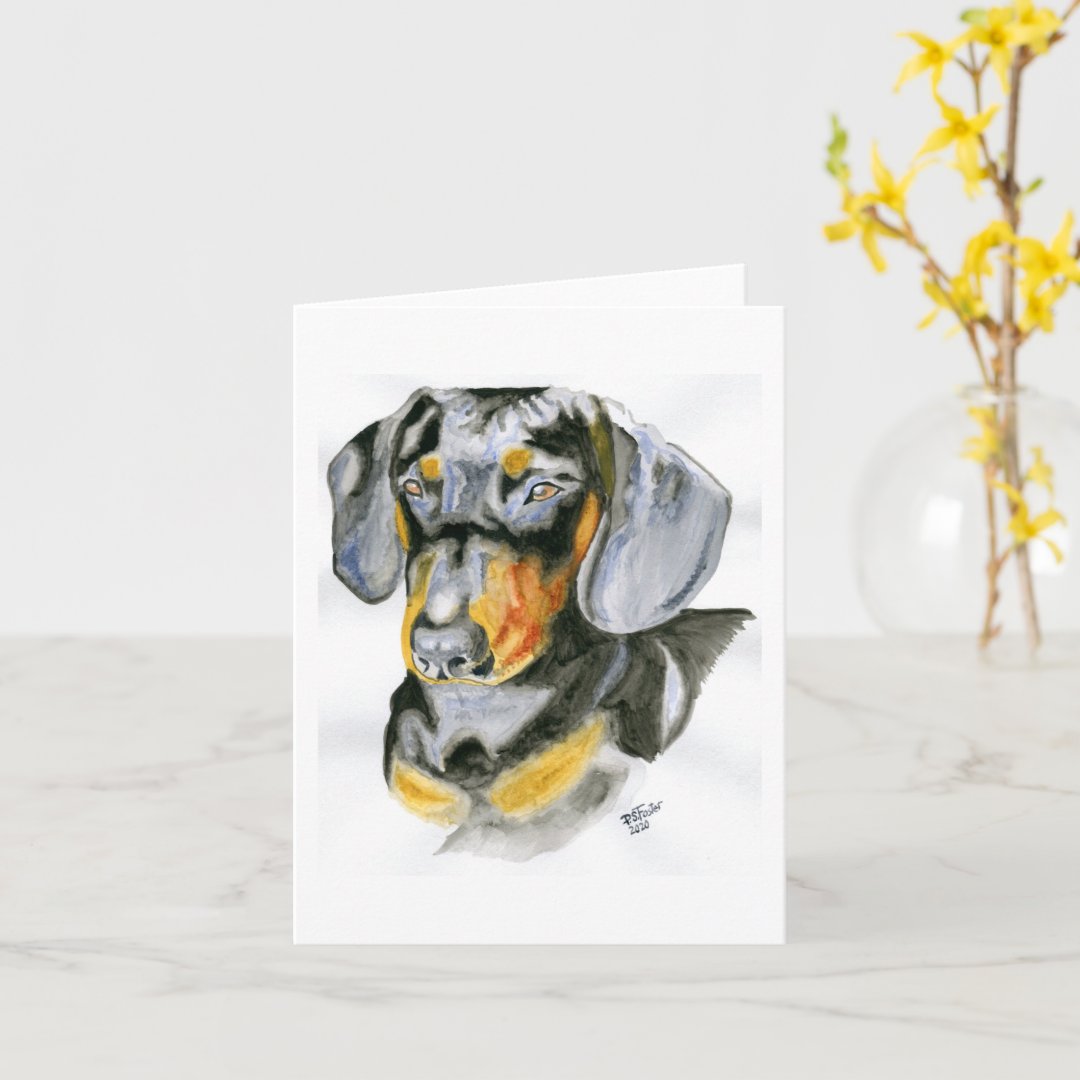 Dachshund Greeting card | Zazzle