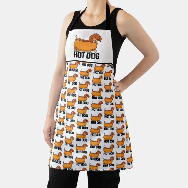 Dachshund Hot Dog Apron | Zazzle