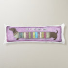 Funny Dachshund Ruler of the house Body Pillow | Zazzle.com