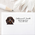 Dachshund Return Address Label | Zazzle