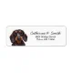 Dachshund Return Address Label | Zazzle
