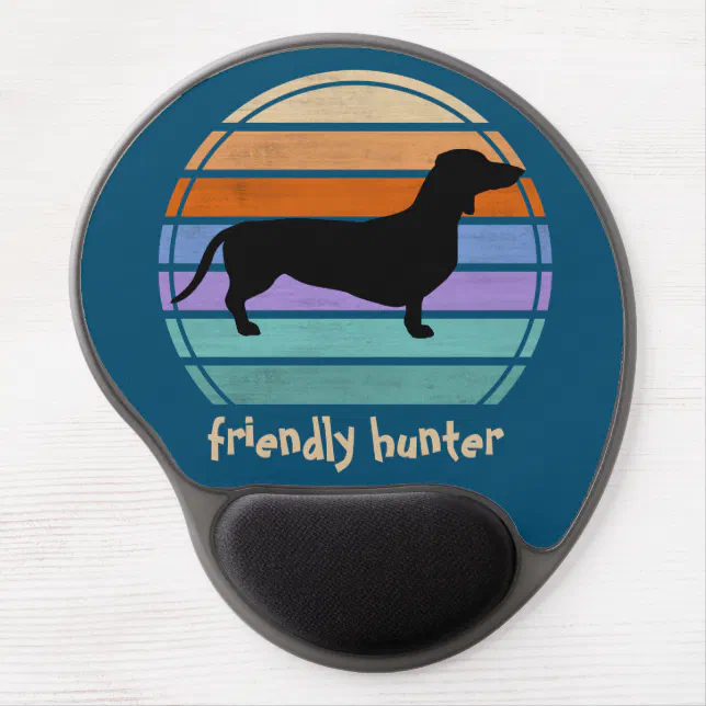 Dachshund Short Hair - Silhouette 1 Gel Mouse Pad | Zazzle