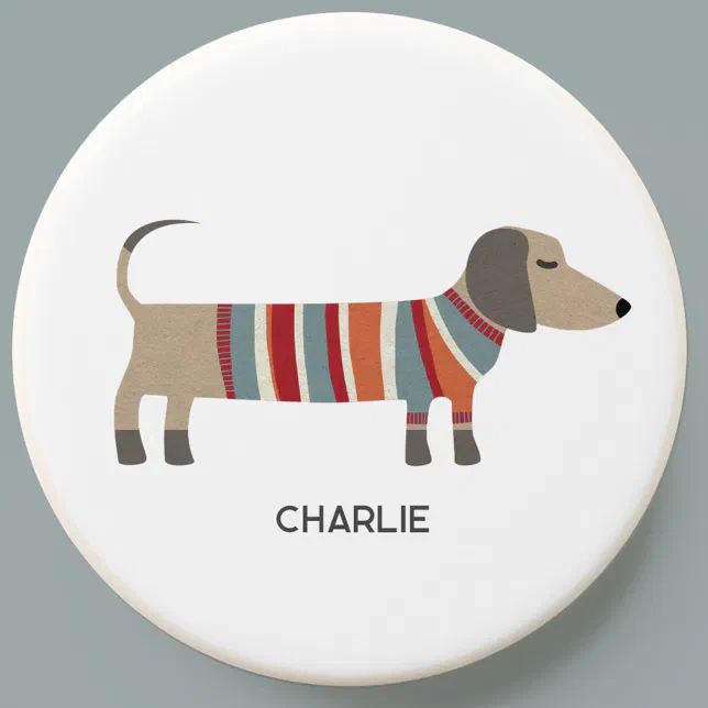 Dachshund Wiener Dog Personalized PopSocket | Zazzle