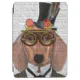 Dachshund with Top Hat and Goggles iPad Air Cover | Zazzle