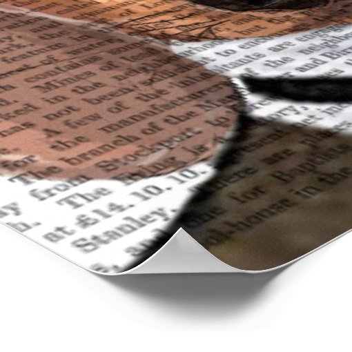 Dachshund with Top Hat and Goggles Poster | Zazzle