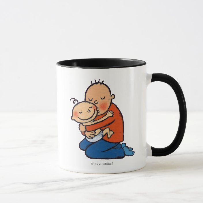 Dad and Baby Hugging Mug | Zazzle.com