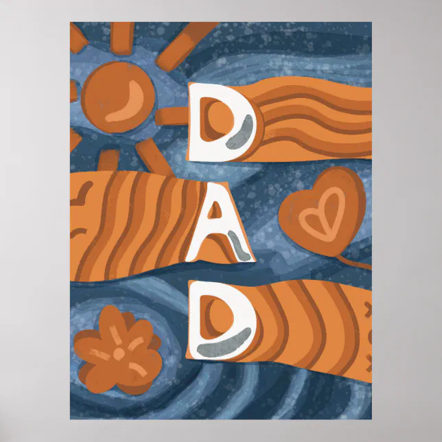 Dad - Happy Father’s Day Poster | Zazzle