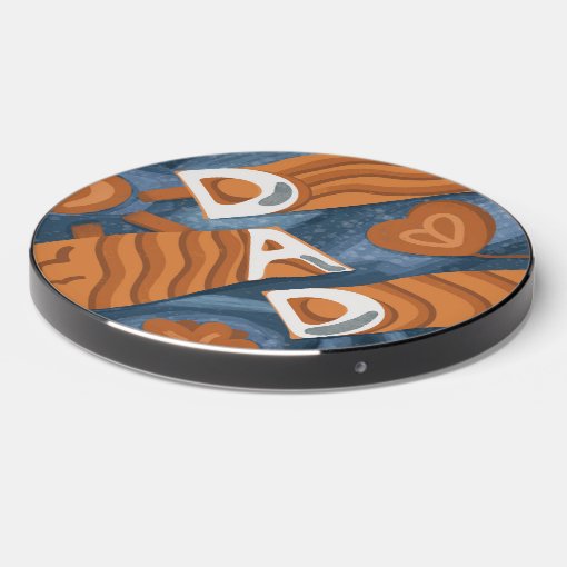 Dad - Happy Father’s Day Wireless Charger | Zazzle