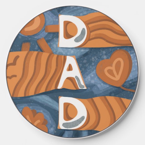 Dad - Happy Father’s Day Wireless Charger | Zazzle