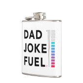 Dad Joke Fuel Meter Fathers Day Flask | Zazzle