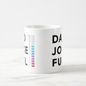 Dad Joke Fuel Meter Funny Fathers Day Coffee Mug | Zazzle