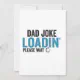 Dad Joke Loading Please Wait Funny Father's Day Invitation | Zazzle