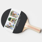 DAD Letter Cutout Photo Collage Custom Text Ping Pong Paddle | Zazzle