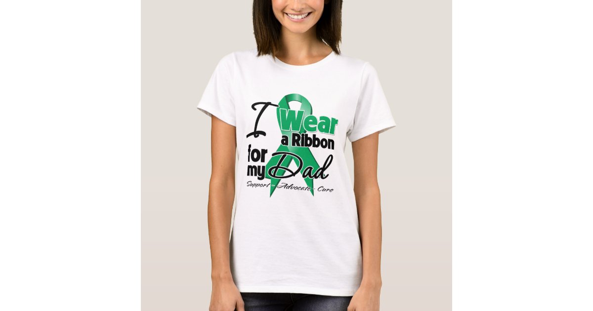 Dad - Liver Cancer Ribbon.png T-Shirt | Zazzle