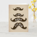 Dad Makes A Mustache Look Good Greeting Cards | Zazzle