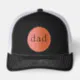Dad Personalized Father Leather Patch Hat | Zazzle
