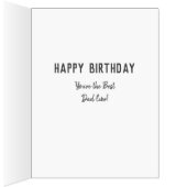 Dad Photo Collage Number 75 Jumbo 75th Birthday Card | Zazzle