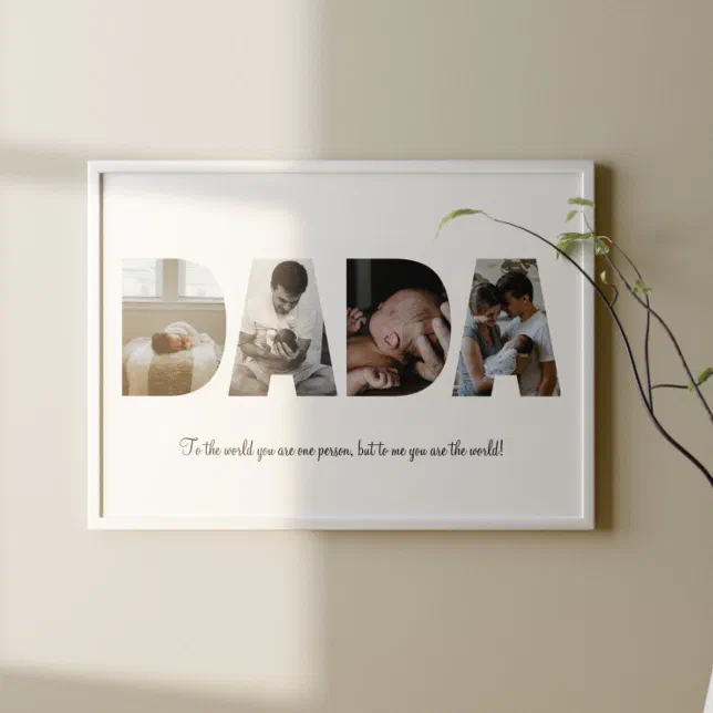 Dada Photo Collage Poster | Zazzle