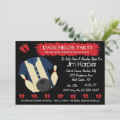 Dadchelor Bowling Party Invitations | Zazzle
