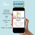 Dadchelor Dad To Be Men Man Baby Shower Invitation | Zazzle