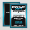 Dadchelor Party - Blue & Black Invitations | Zazzle