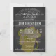 Dadchelor Party Invite in Chalkboard Typography | Zazzle