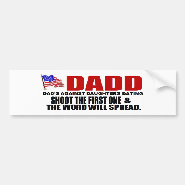 DADD BUMPER STICKER | Zazzle