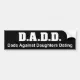 DADD on Black Bumper Sticker | Zazzle