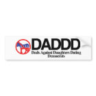DADDD BUMPER STICKER | Zazzle