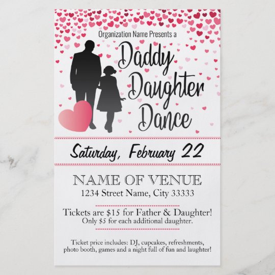 Daddy Daughter Dance Flyer | Zazzle.com