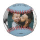 Daddy Dusty Blue Father`s Day 3 Photo Collage Baseball | Zazzle